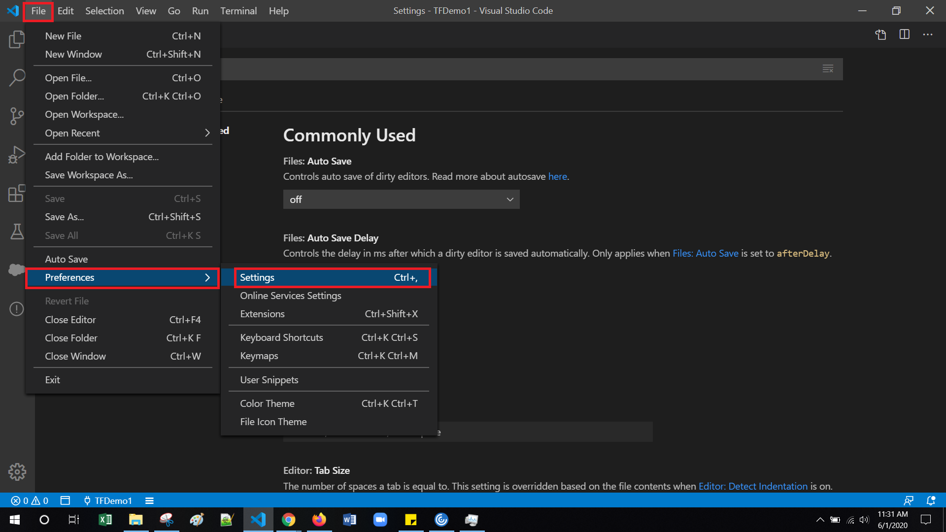 Settings VisualStudioCode TheBlogReaders
